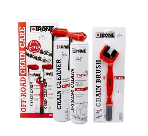 ערכה לניקוי ושימון שרשרת לאופנוע שטח איפון - IPONE OFF-ROAD CHAIN CARE ...